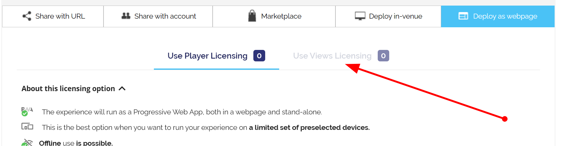 Deploy this experience to the web – Intuiface Help Center