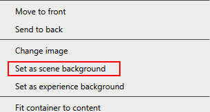 Creating a background for your experience – Intuiface Help Center