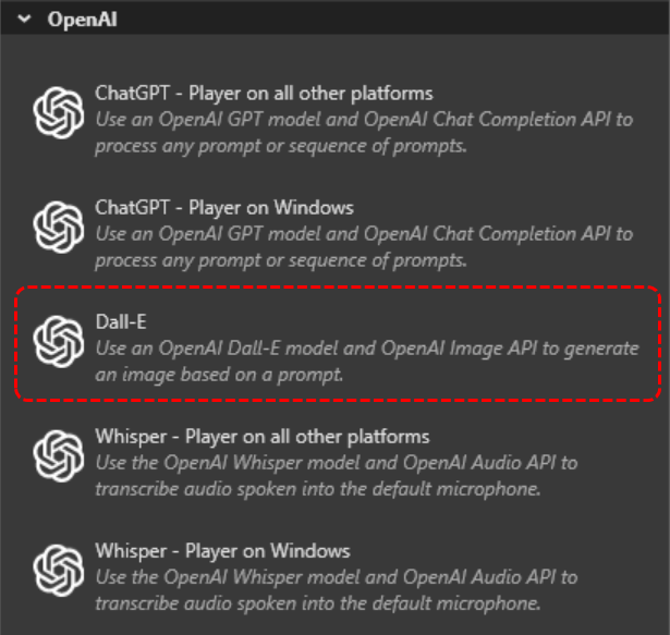 Interface Asset - DALL-E – Intuiface Help Center