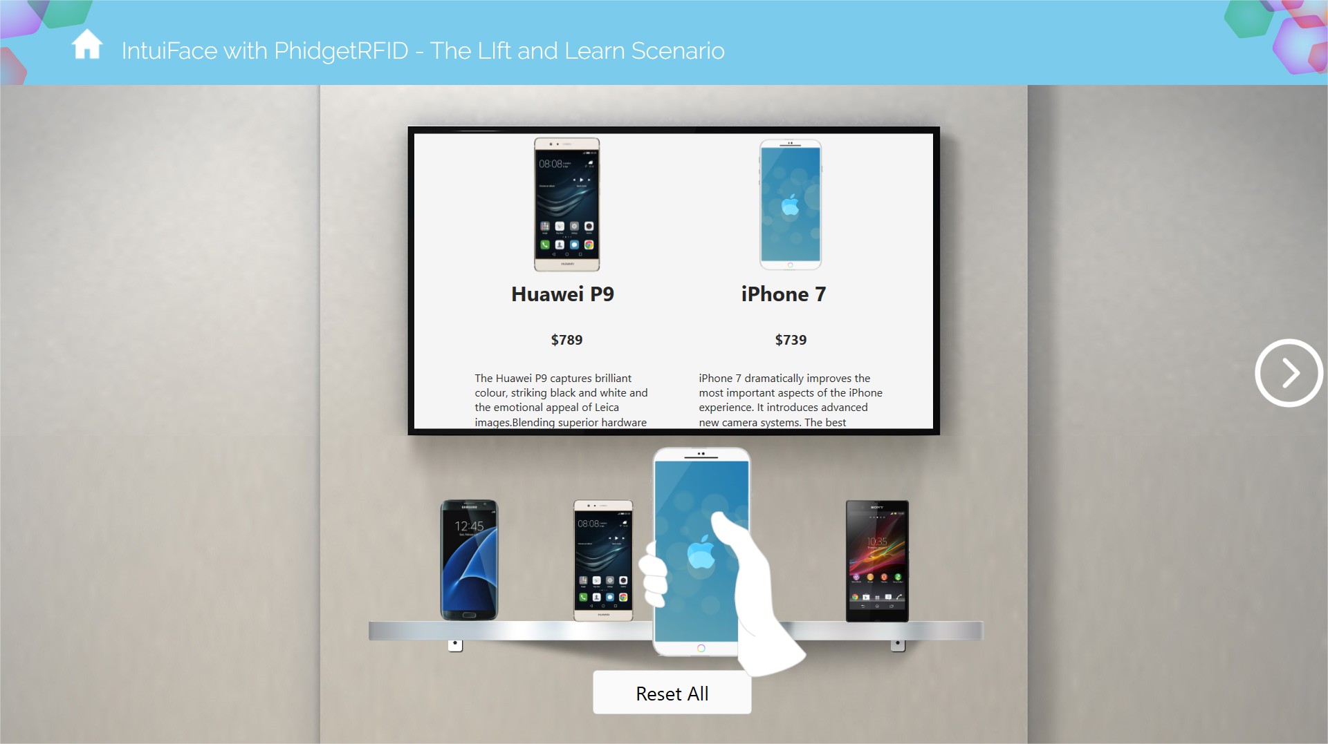 "Exploring RFID Technology" Sample – Intuiface Help Center
