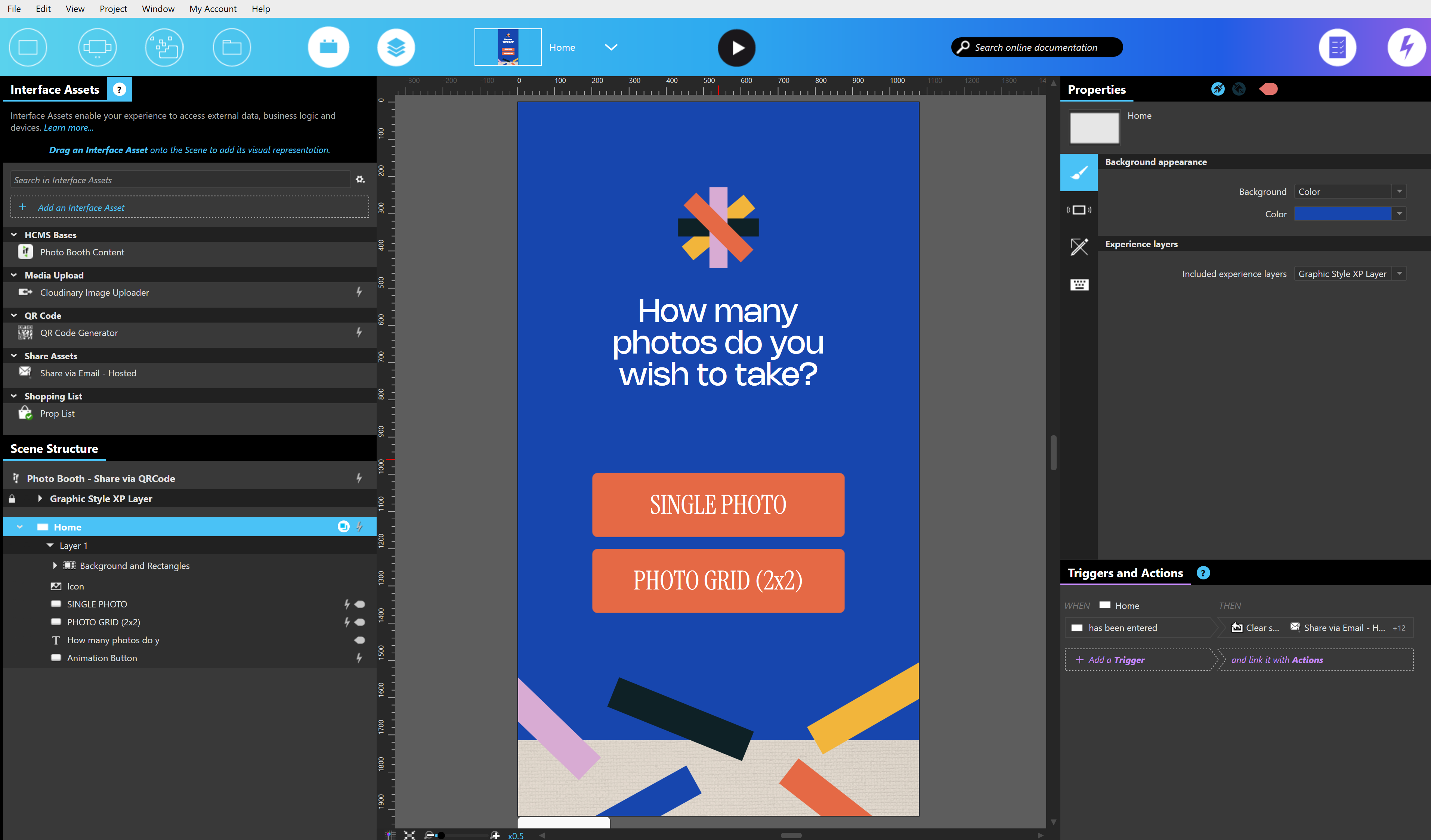 "Photo Booth - Share via QR Code" Sample – Intuiface Help Center
