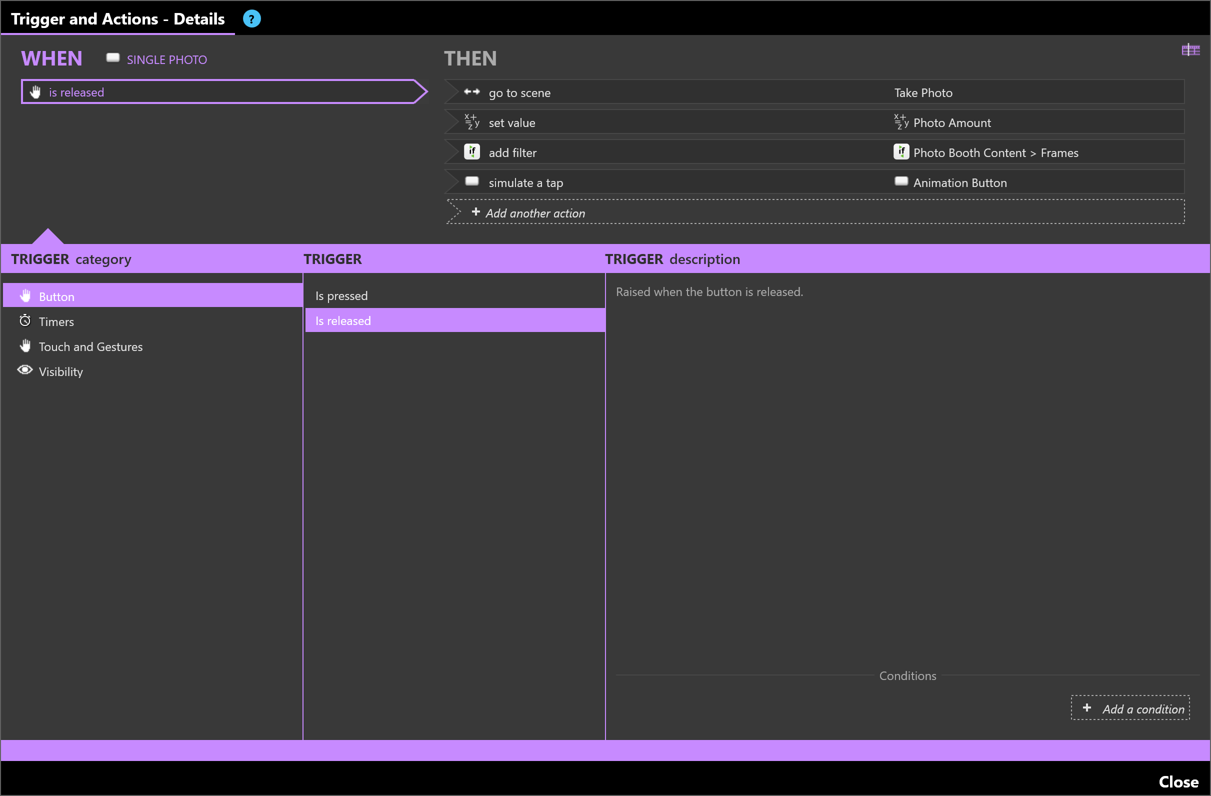 "Photo Booth - Share via QR Code" Sample – Intuiface Help Center