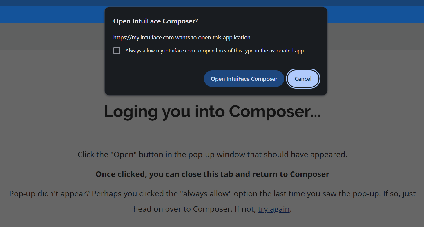 Logging in using Single Sign-On (SSO) – Intuiface Help Center