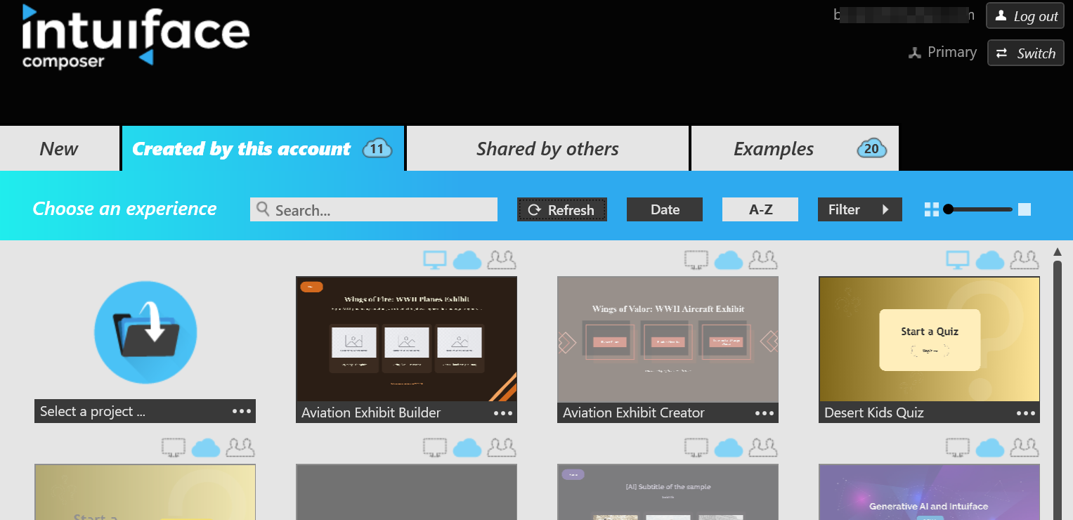 Experience Generator – Intuiface Help Center