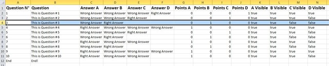 How To Create A Quiz From An Excel File Intuiface Help Center