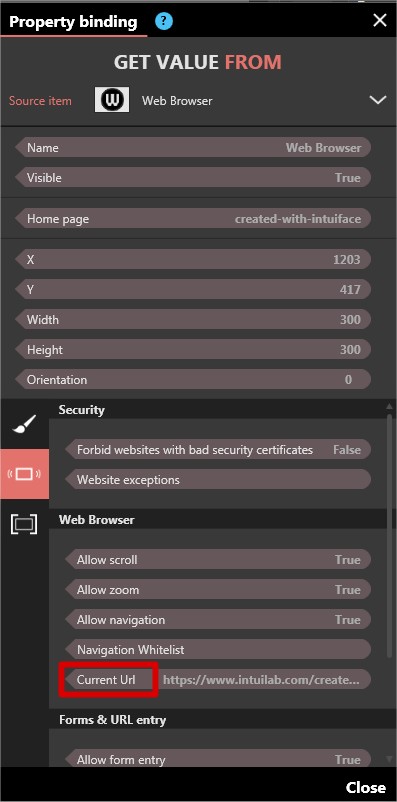 Web Browser Asset – Intuiface Help Center