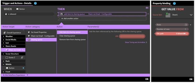 How To Email An Excel File Used By The Excel Interface Asset At Runtime 