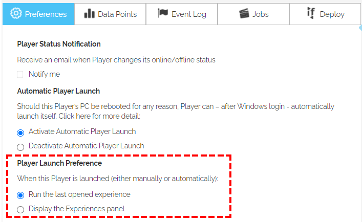 Automatically start an experience using Player on Windows – Intuiface Help Center