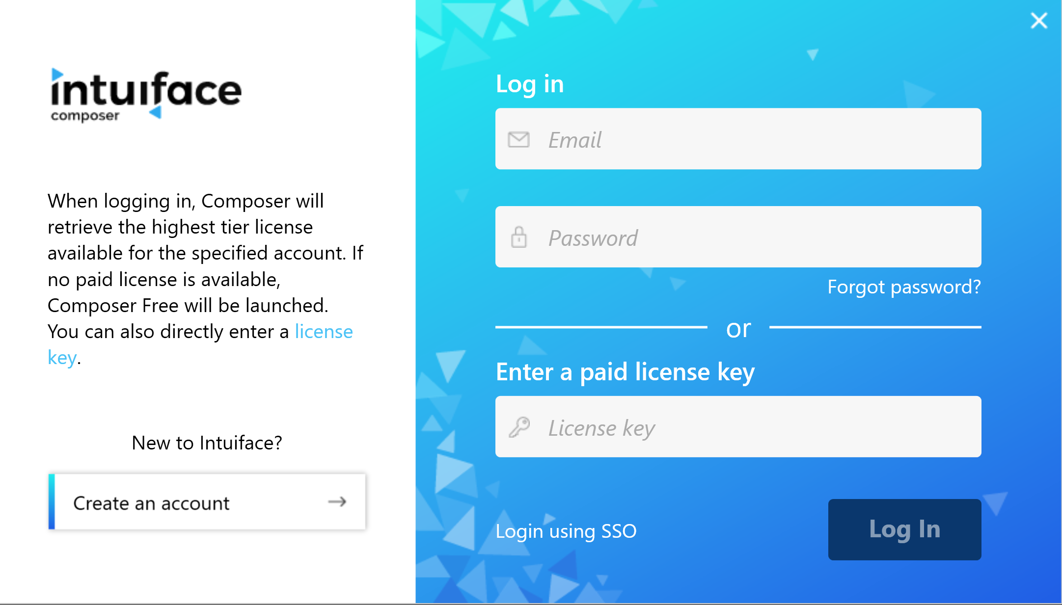 Login and Logout from Composer and Player – Intuiface Help Center