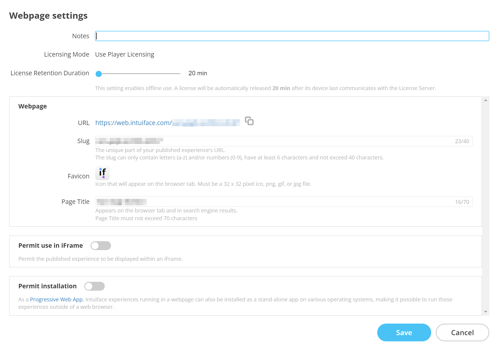 Deploying experiences to the web – Intuiface Help Center