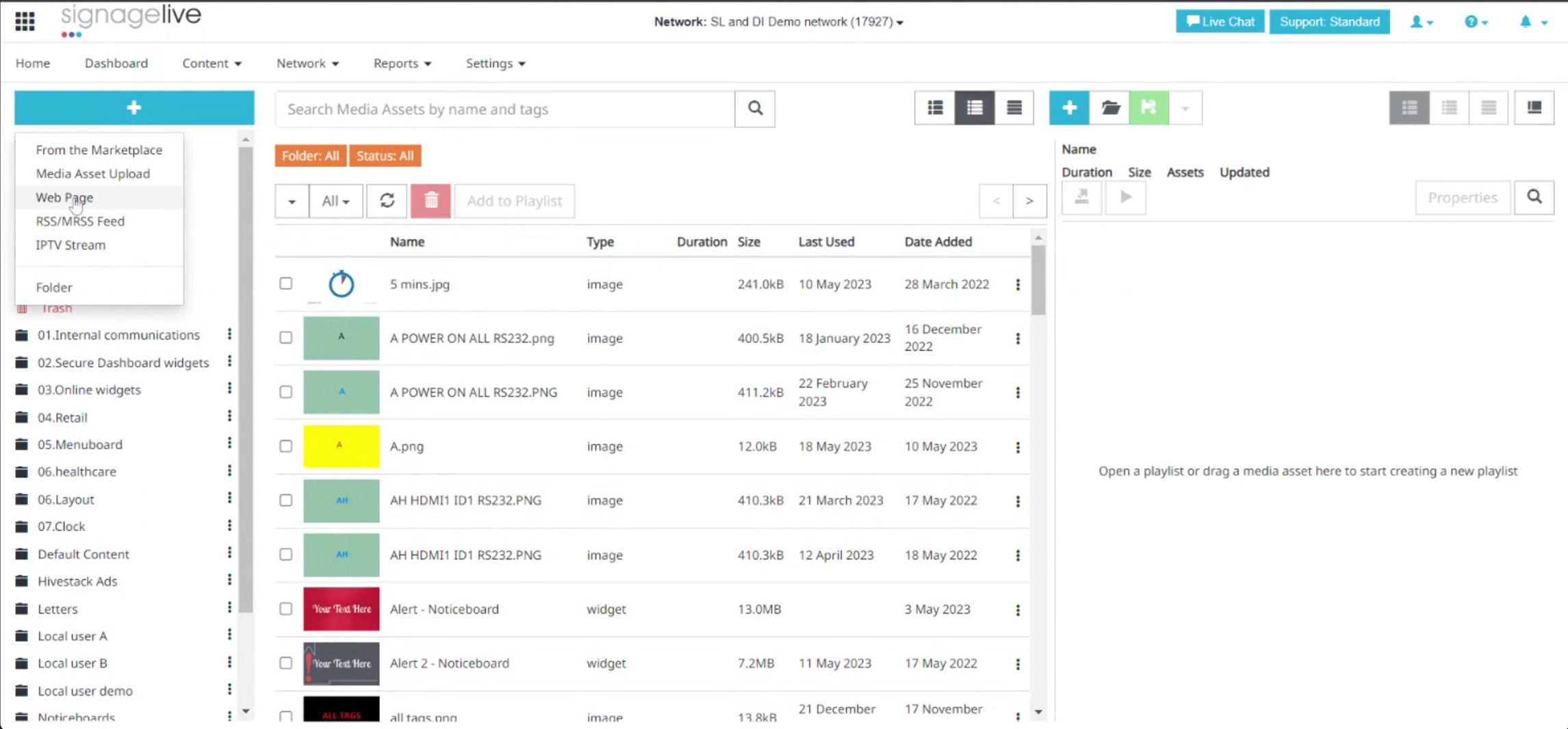 Signagelive – Intuiface Help Center